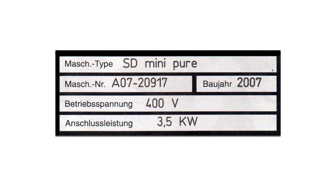 Typenschilder | degel-fleckenstein